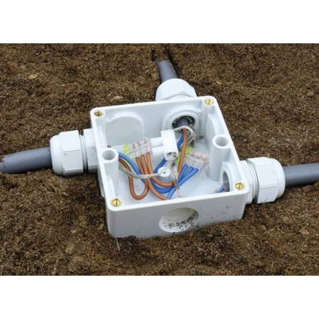 Gietmof (waterdicht aansluiten op de grondkabel) – Cowi