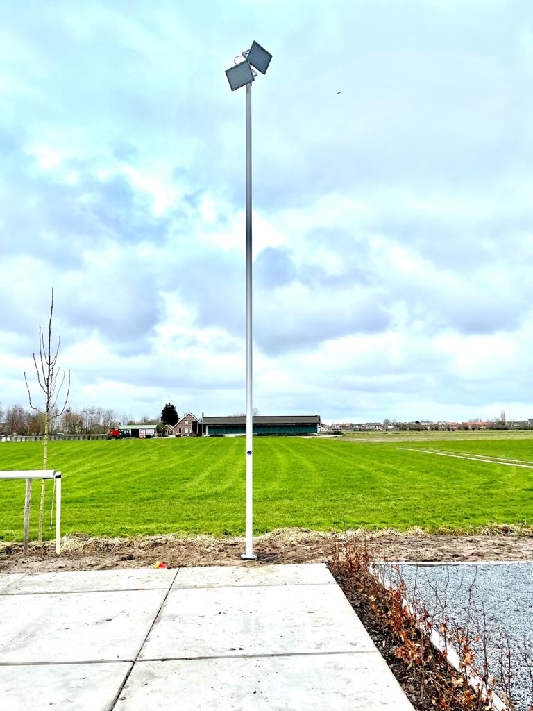 Lichtmast 4 meter – Standaard met kantel anker – Cowi